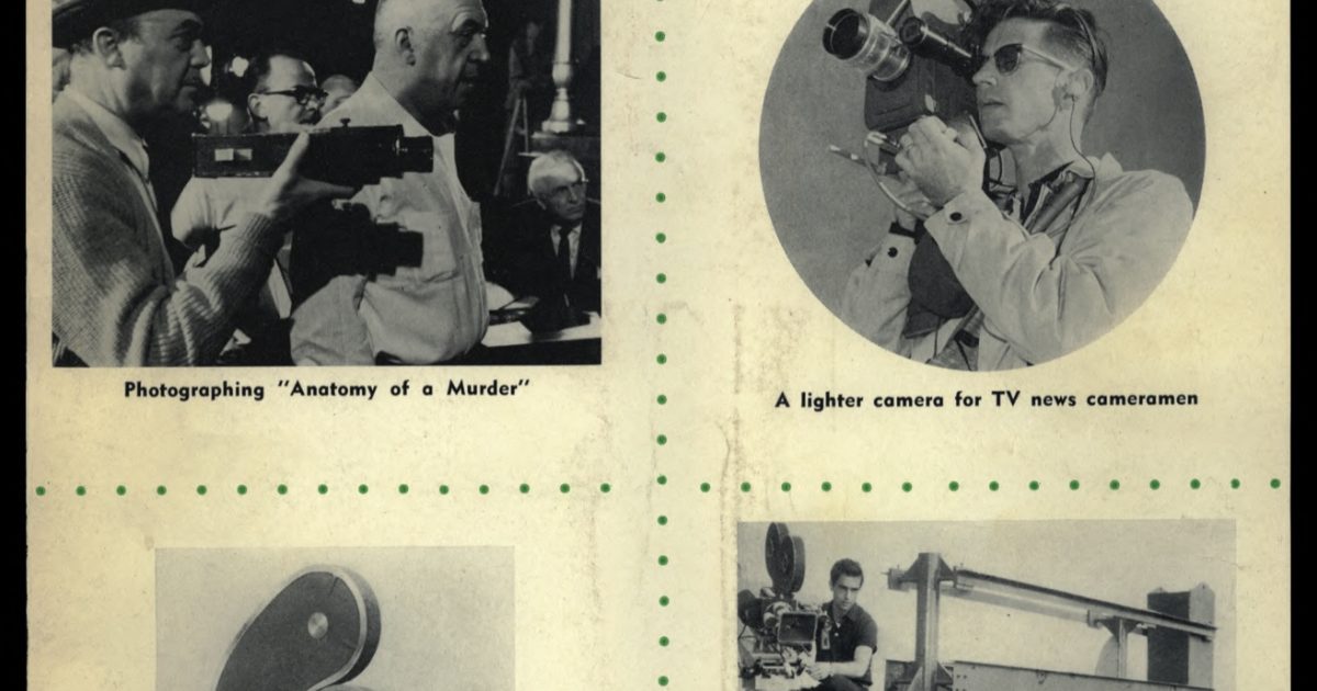 The American Society of Cinematographers | July 1959