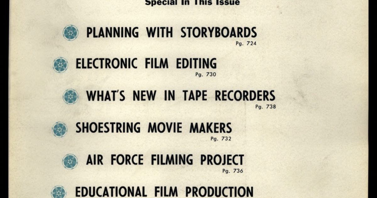 The American Society of Cinematographers | December 1962