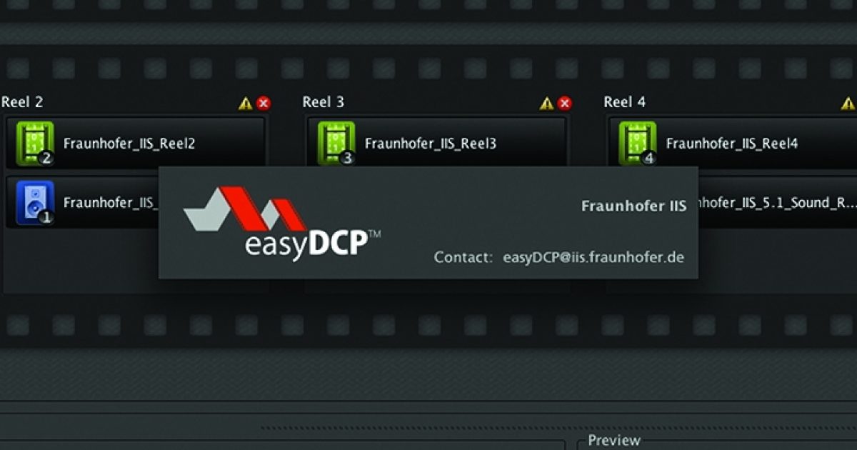 The American Society of Cinematographers | Fraunhofer Enhances EasyDCP
